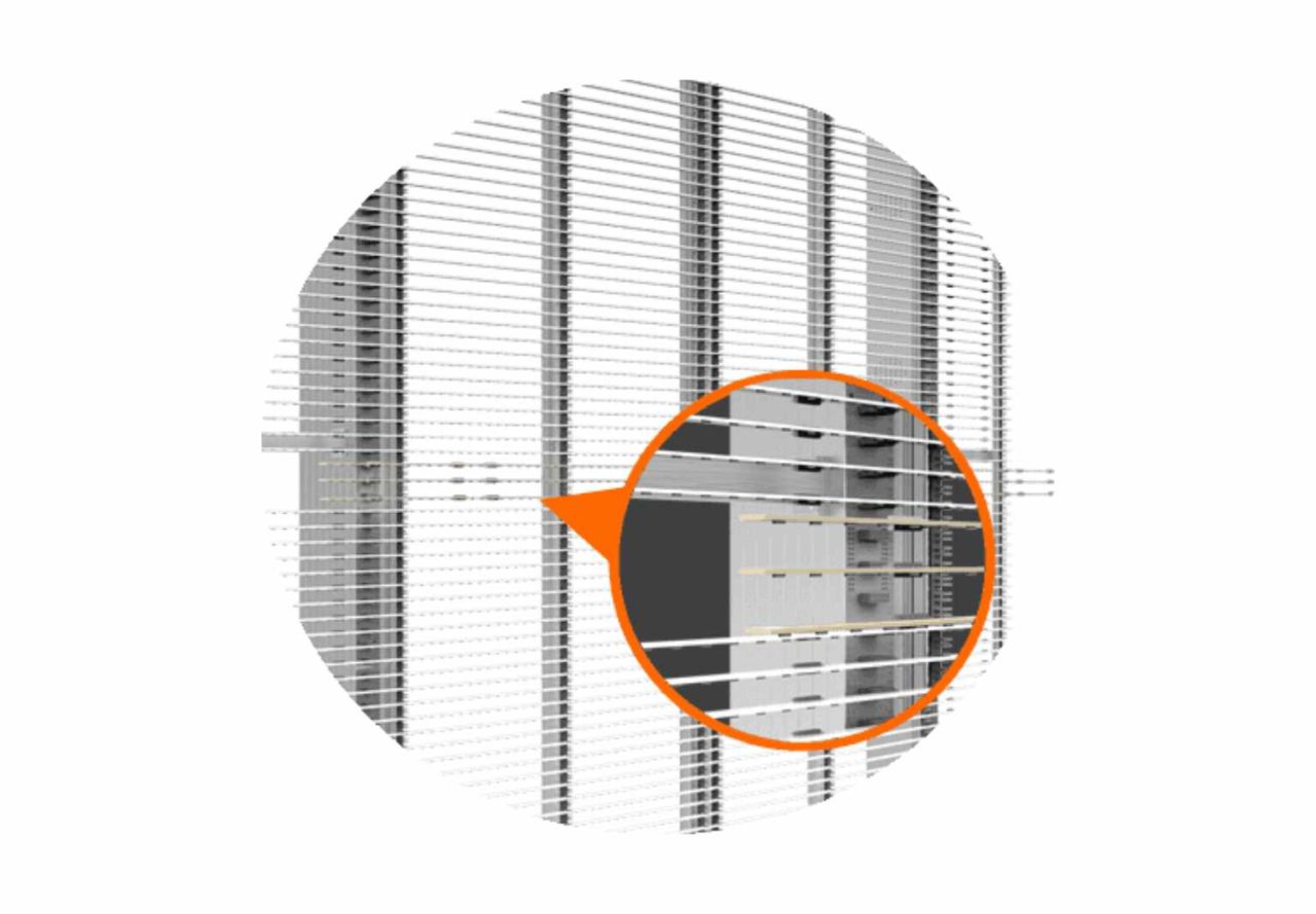 Transparent LED Screen:Side-emitting high transparency