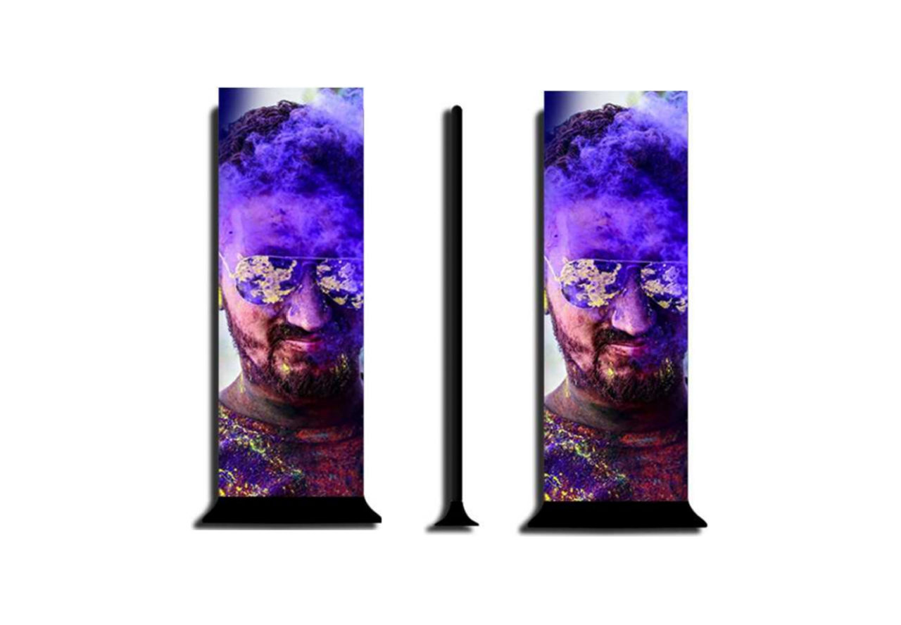 Double-faced led display
