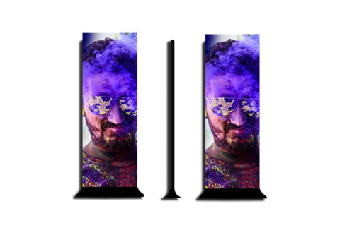 Double-faced led display