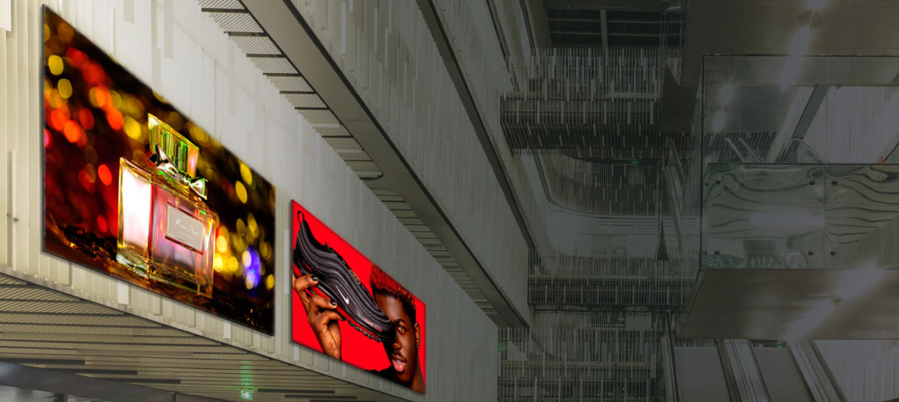 UHD led video wall: slimmest design 22.5mm 16:9 aspect ratio