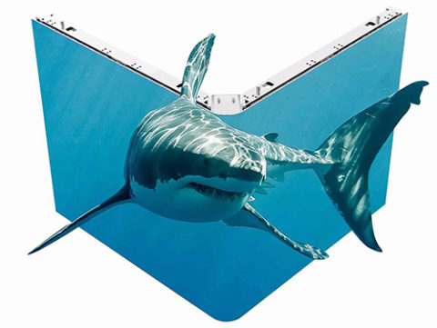 glasses free 3D led wall