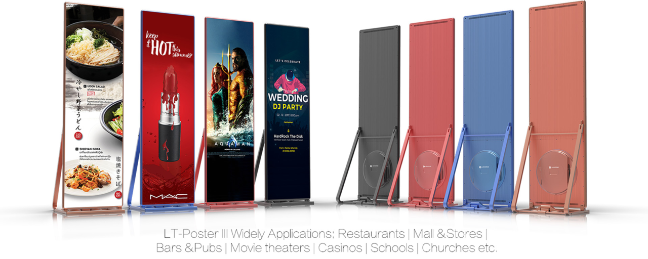 Smart digital led poster display P1.8 P2.5