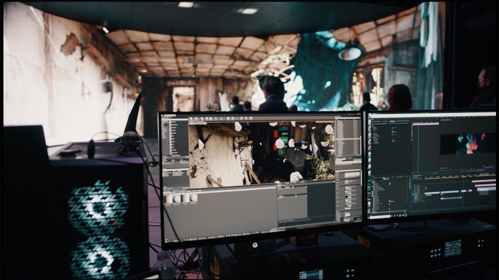 XR stage led wall for virtual production