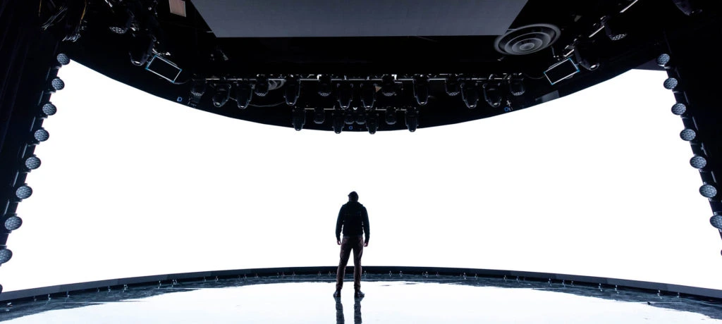 XR virtual production: stage led screen for Stadio&filming