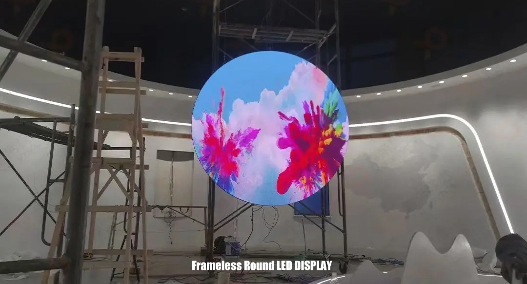 Circular led display, Round led display manufacturer