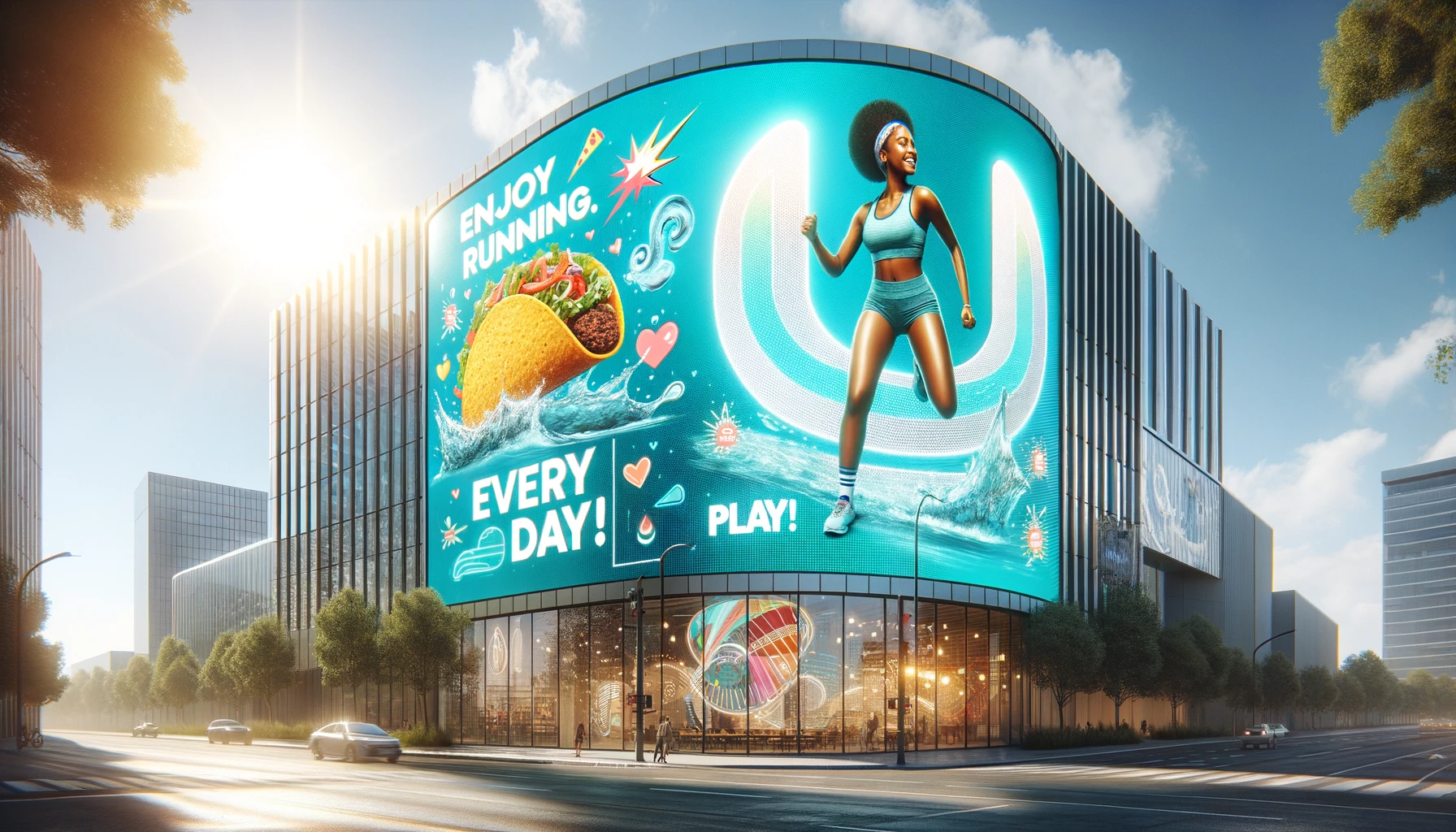 10000nits Outdoor LED Screen,Super high brightness LED Display.